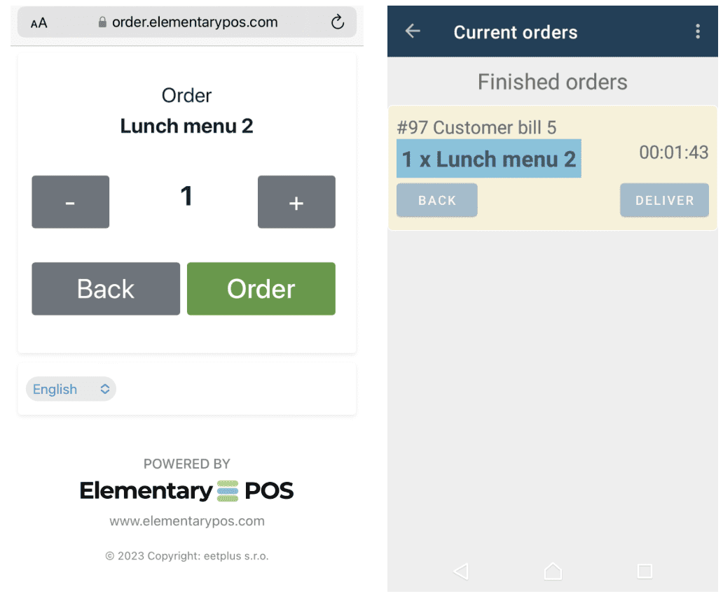 New feature! Remote ordering in Elementary POS - Elementary POS