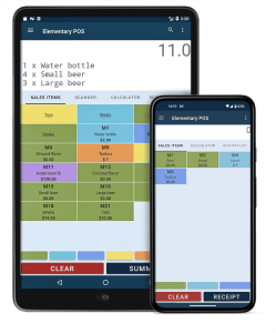 Simple Cash Register on your mobile - Elementary POS