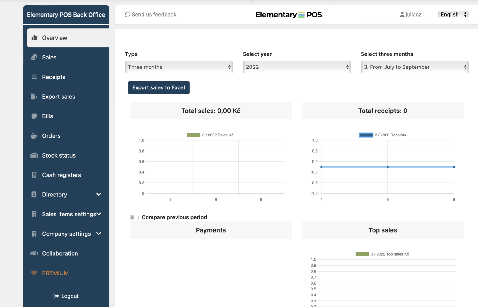 How to customize Excel exports in Elementary POS